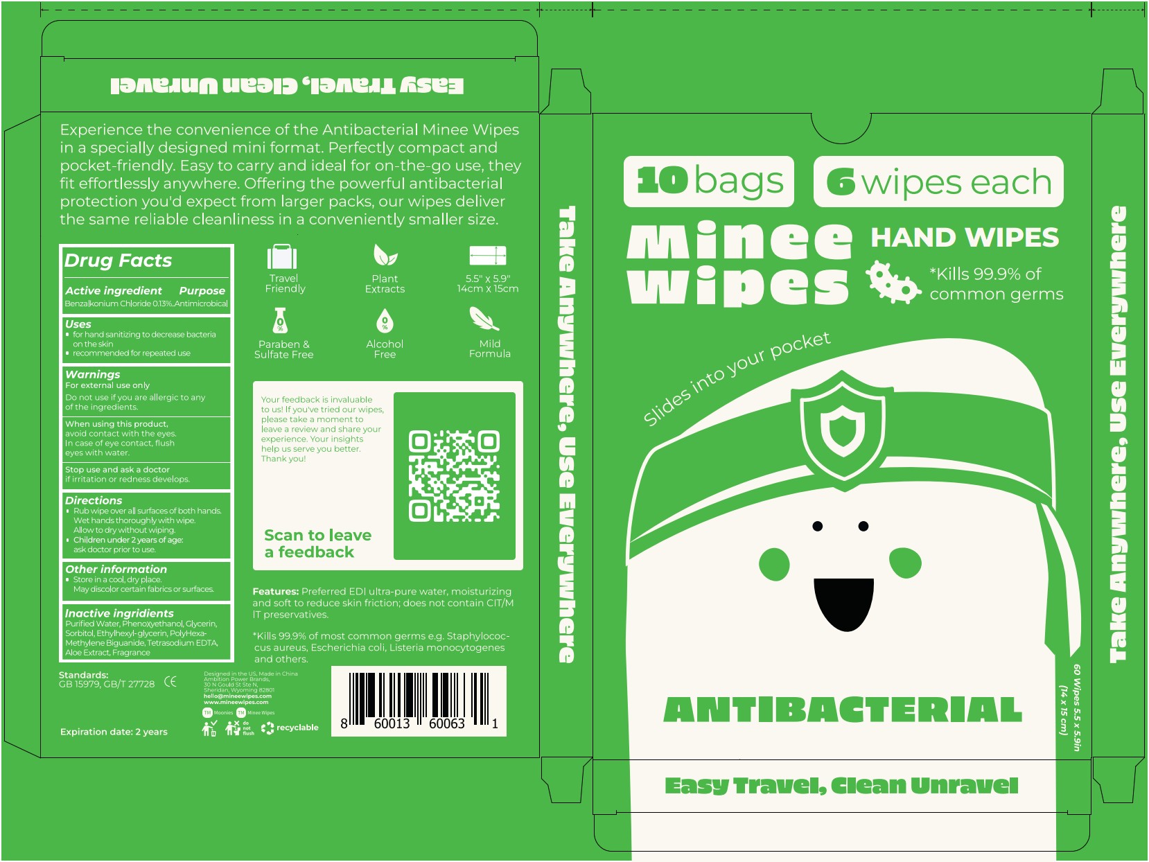 MOONIES Minee Wipes Antibacterial Hand Wipe - FDA Drug Approval Details