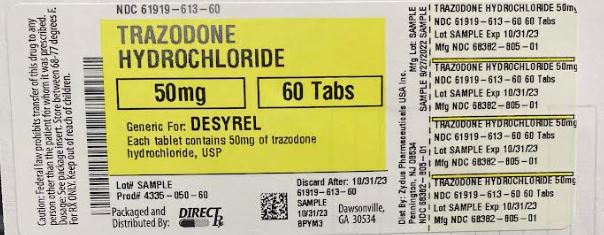 TRAZODONE HYDROCHLORIDE - FDA Drug Approval Details