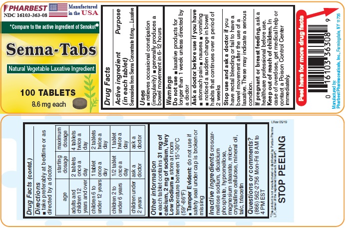Senna Tabs - FDA Drug Approval Details